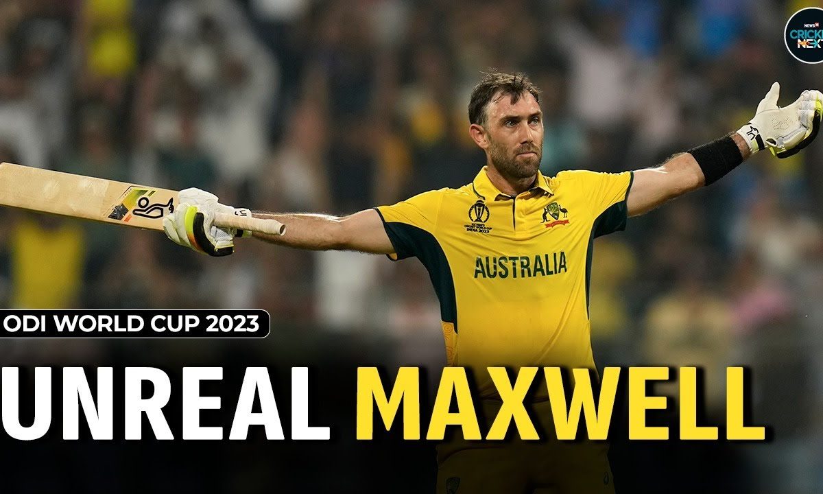Glenn Maxwell's 201* Takes Australia Into The Semis | AUS vs AFG ...