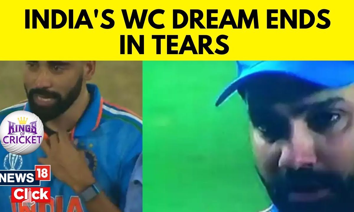 Rohit Fails To Control His Tears | Kohli Buries Face After India's Gut ...