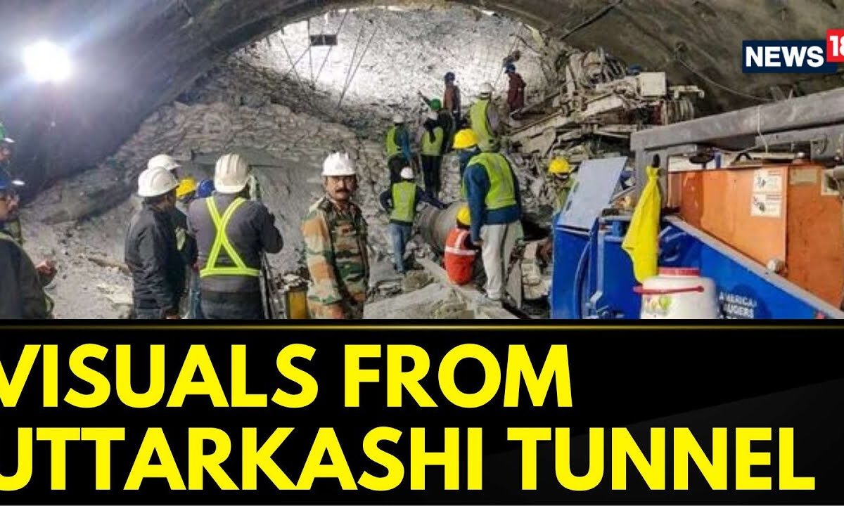 Uttarkashi Tunnel Collapse | Exclusive Visuals From Inside Collapsed Tunnel In Uttarakhand ...