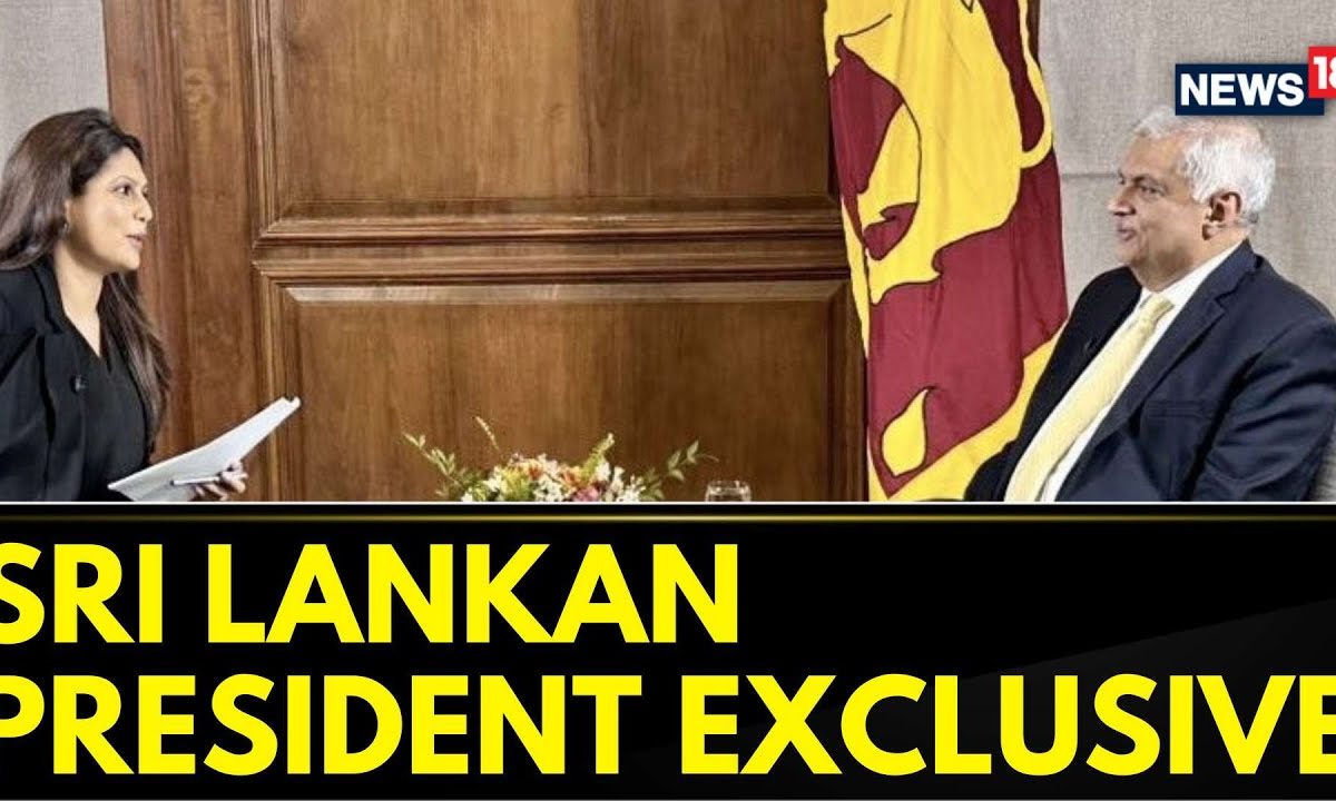 Sri Lankan President Ranil WickremesingheTalks On Economy In An ...