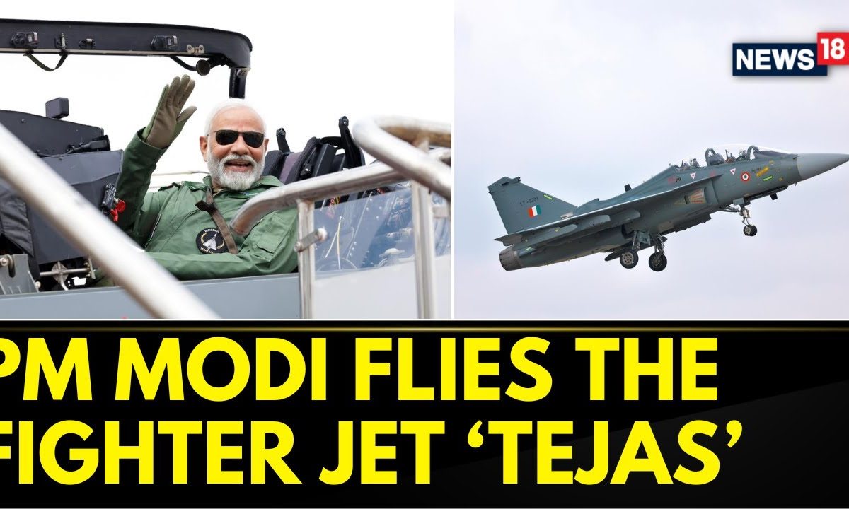 PM Modi News | PM Modi Flies In Light Combat Tejas Fighter Jet In Bengaluru | English News ...