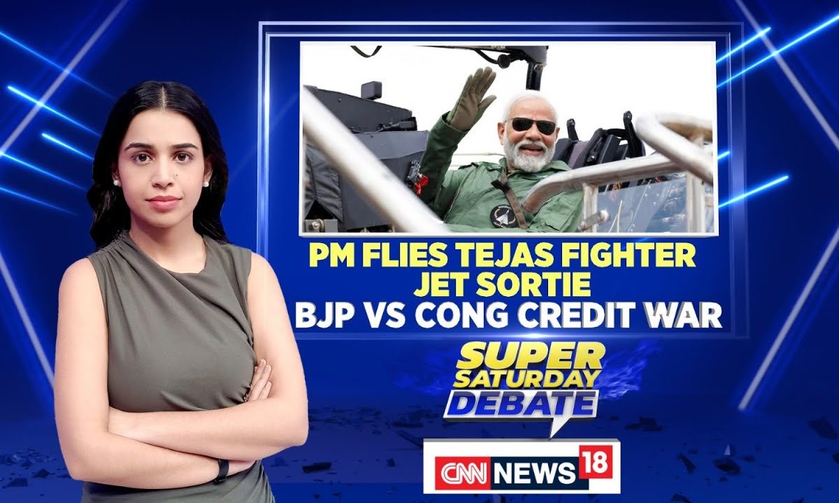 PM Modi Flies Tejas Fighter Jet Sortie: BJP Vs Congress Credit War | PM Modi In Fighter Jet ...