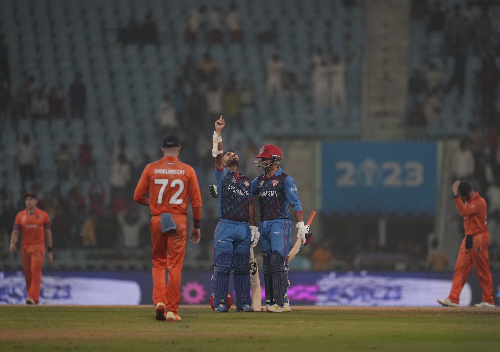 World Cup 2023, NED vs AFG in Photos: Clinical Afghanistan Register ...