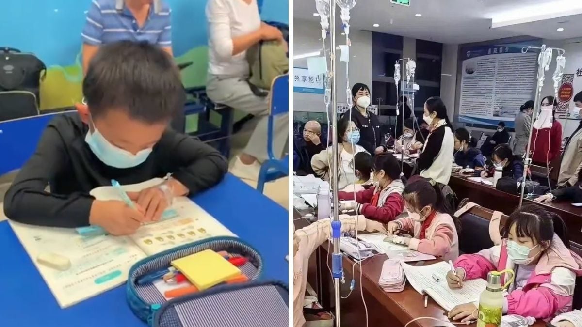 China Hospitals Set Up 'Homework Zones' For Ailing Kids Amid Pneumonia ...