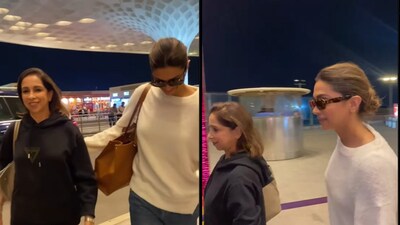 Deepika Padukone Spotted At The Airport With Mom Ujjala, Fans Say ...