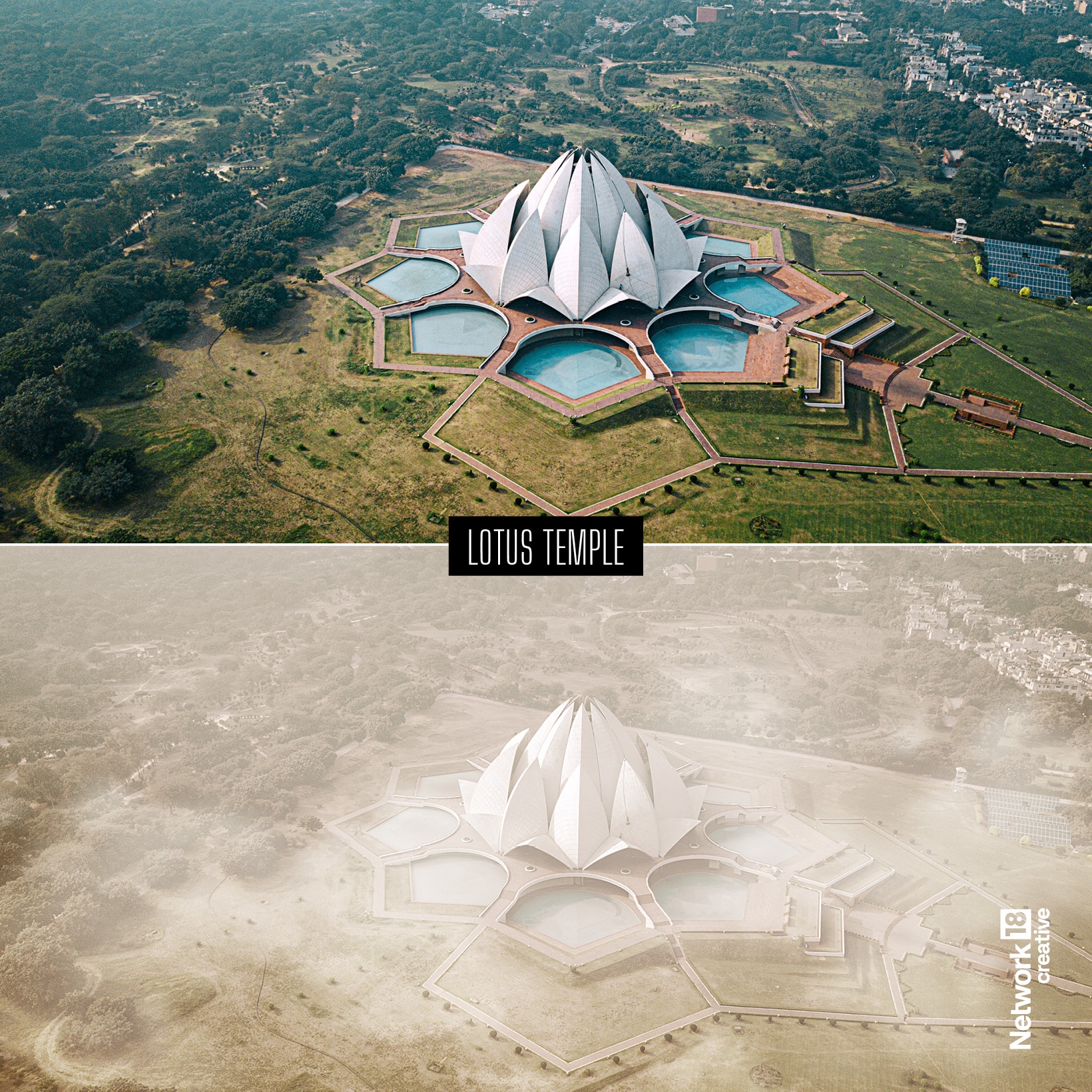 Delhi Pollution: Before-and-After Photos of Iconic Monuments As Air ...