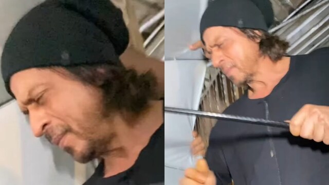 Shah Rukh Khan Looks Dapper In Black, Makes a Surprise Appearance Ahead ...