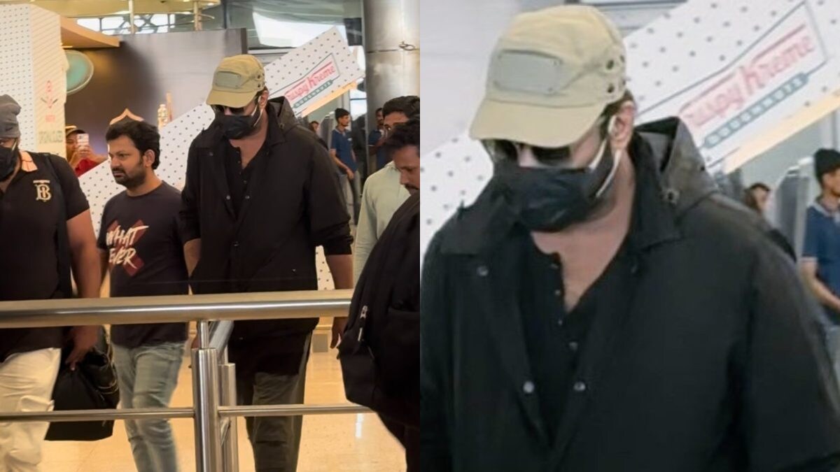 Prabhas Returns To India Post His Knee Surgery In Europe, Pics Go Viral ...