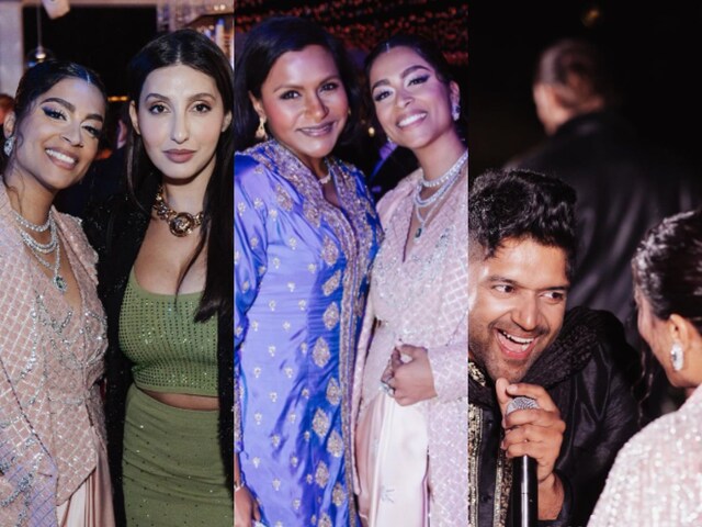 Nora Fatehi, Guru Randhawa Celebrate Diwali With Lilly Singh, Mindy ...