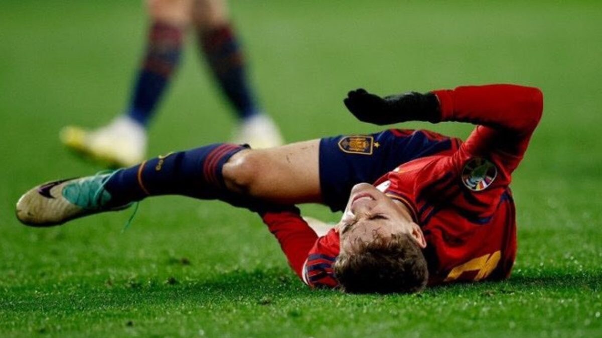 Barcelona's Gavi Sustains Knee Injury During Spain's Euro Qualifier ...