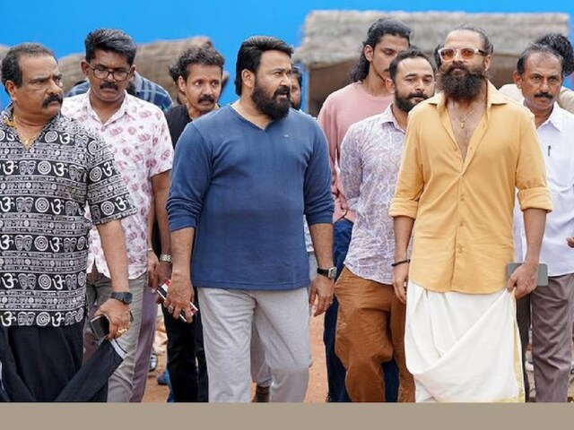 Malayalam Superstar Mohanlal's Surprise Visit To Sets Of Jayasurya's ...
