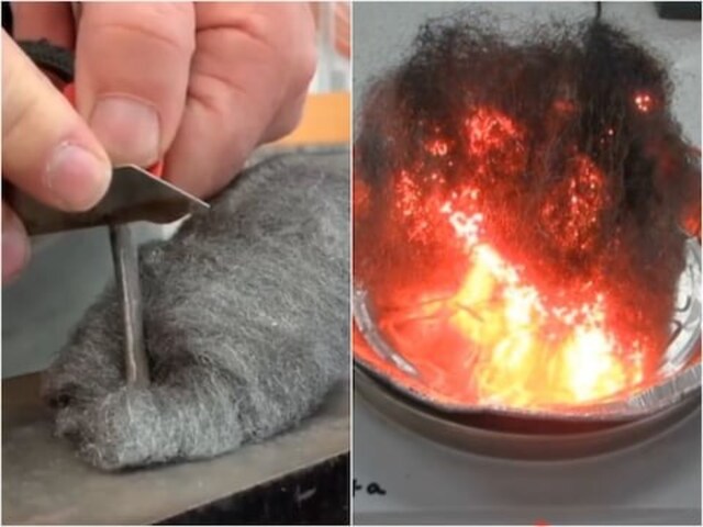 Watch: How Iron Wool Gets Heavier After Combustion - News18