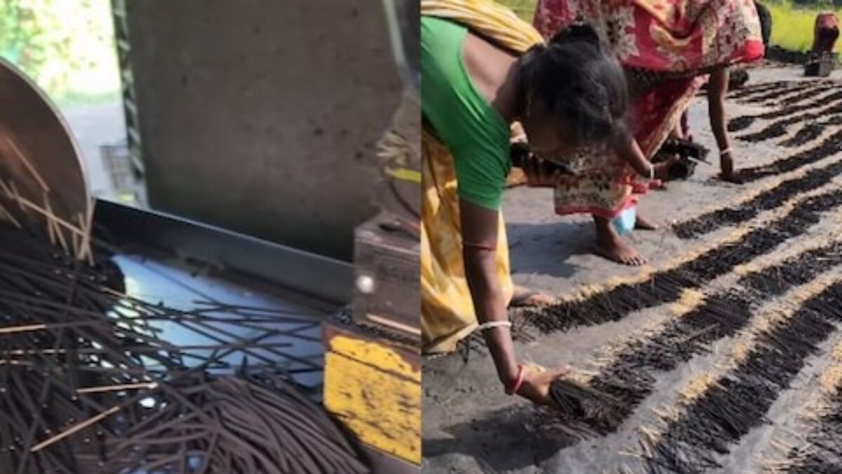 Watch: How Incense Sticks Are Made In India - News18