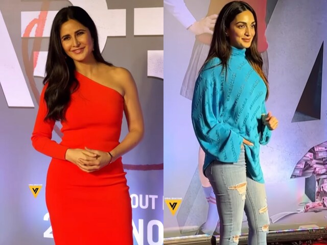 Katrina Kaif, Kiara Advani Share A Warm Hug At Farrey Screening, Fans ...