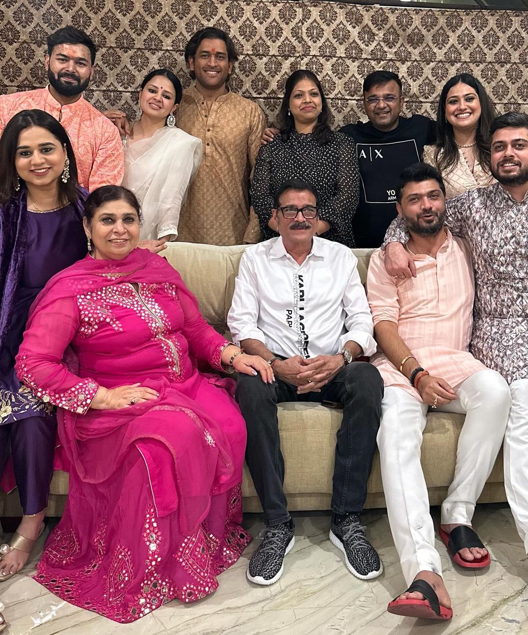 Photos Of Dhoni Family MS Dhoni Family Pics With Wife Sakshi And