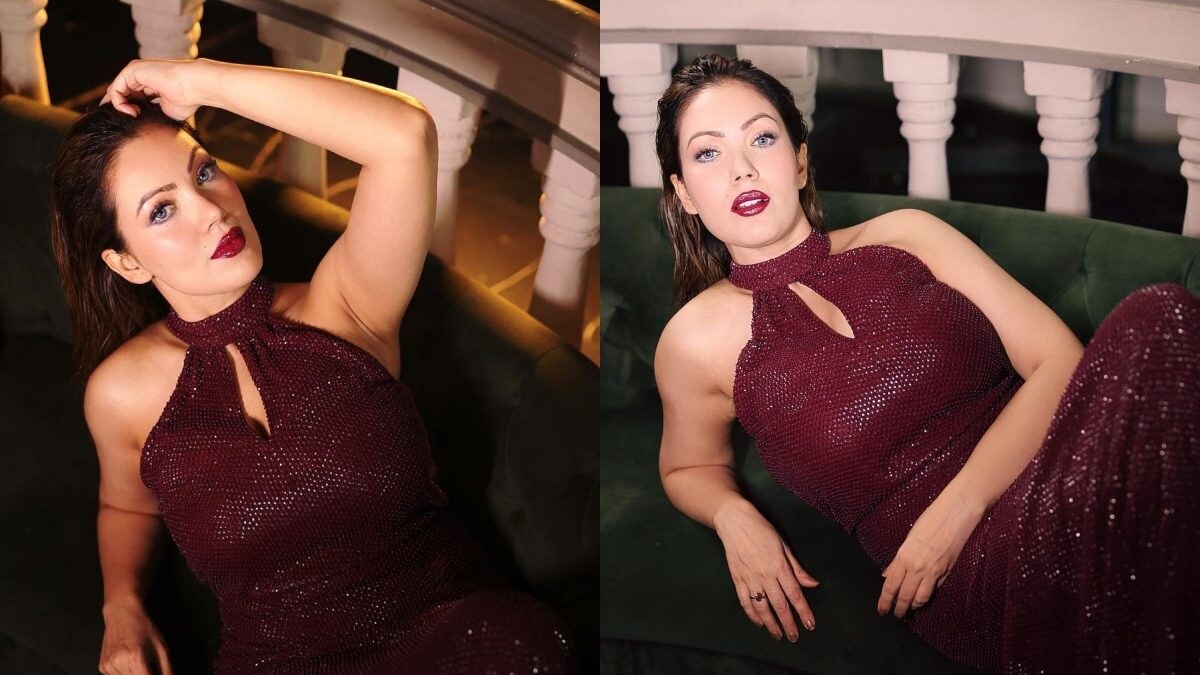 Sexy! Munmun Dutta Flaunts Her Gorgeous Avatar In Hot Wine-Coloured ...