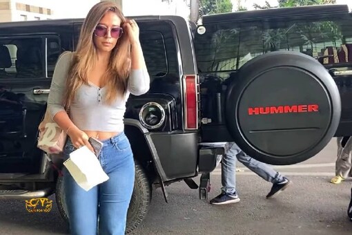 Watch: Tiger Shroff's Sister Flaunts Her Hummer H2 At Mumbai Airport ...