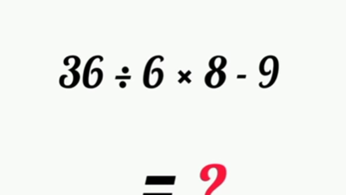 Are You Up For A Math Challenge? Try Solving This Equation | Viral News ...