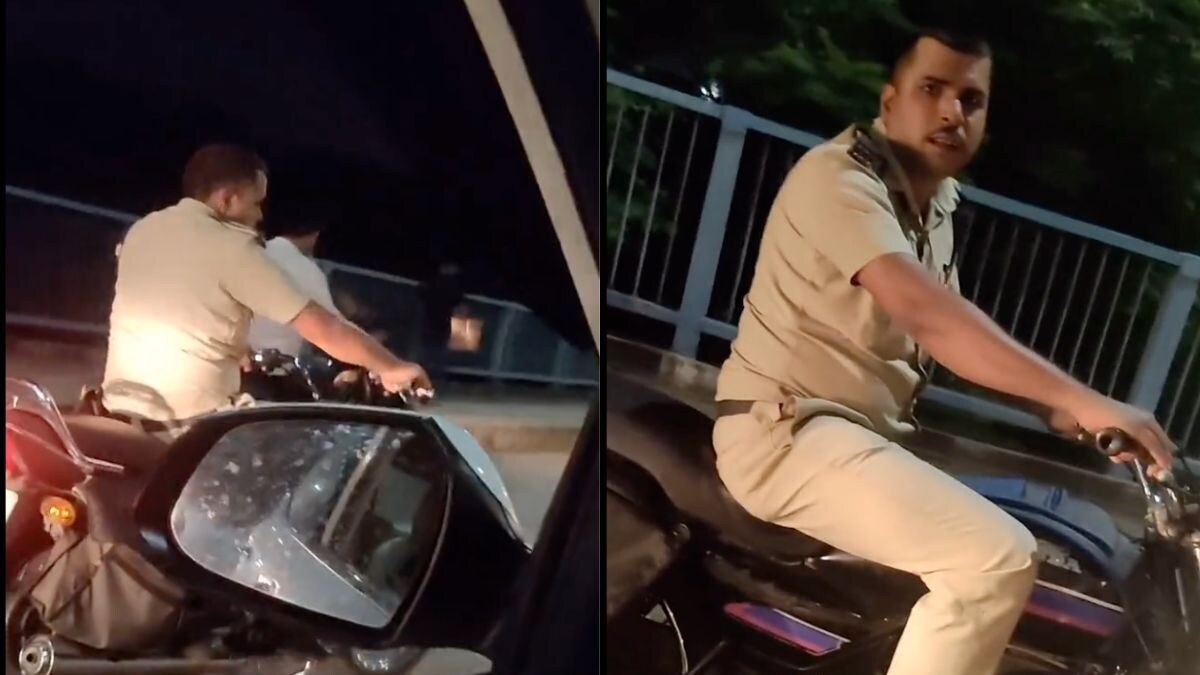 Two Women Chase Police Officer For Riding Bike Without Wearing Helmet ...