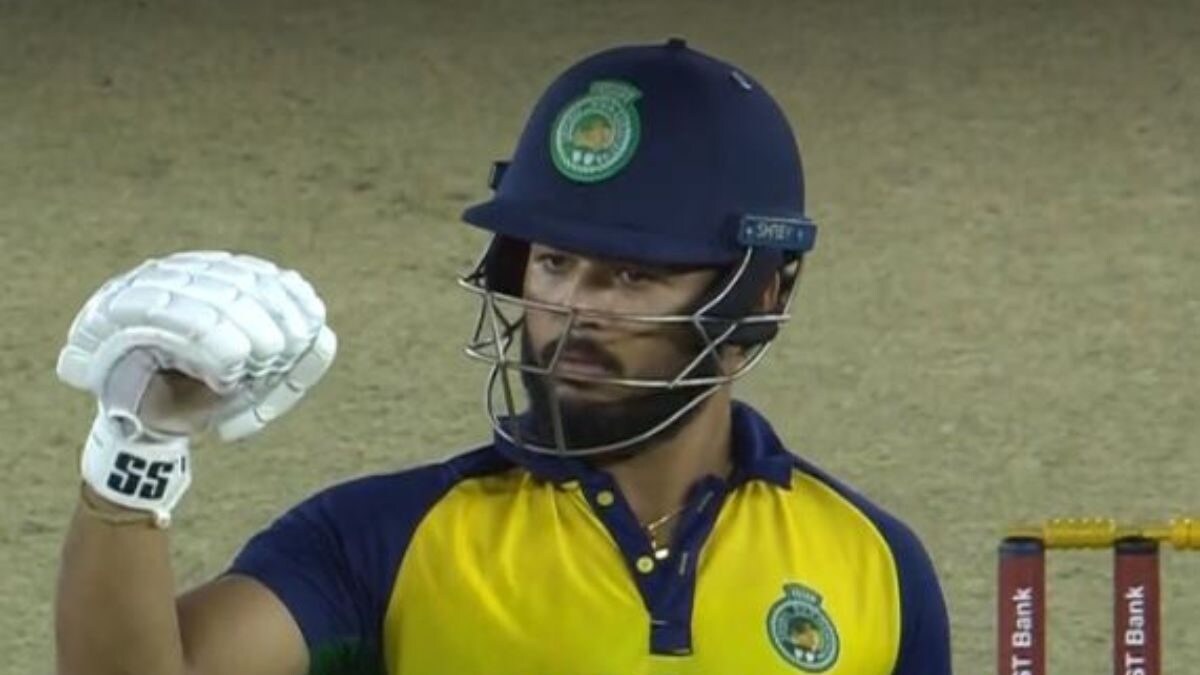 SMAT 2023: Riyan Parag's Unique Celebration After 7th Consecutive Fifty ...