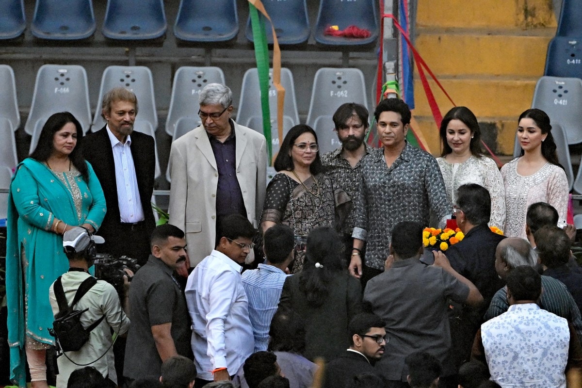In Pictures: Sachin Tendulkar Immortalised at Wankhede Stadium With ...