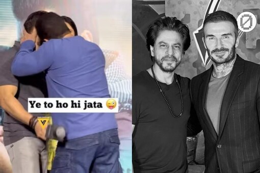 Salman Khan Kisses Emraan Hashmi At Tiger 3 Event; David Beckham Poses With SRK, Calls Him ...