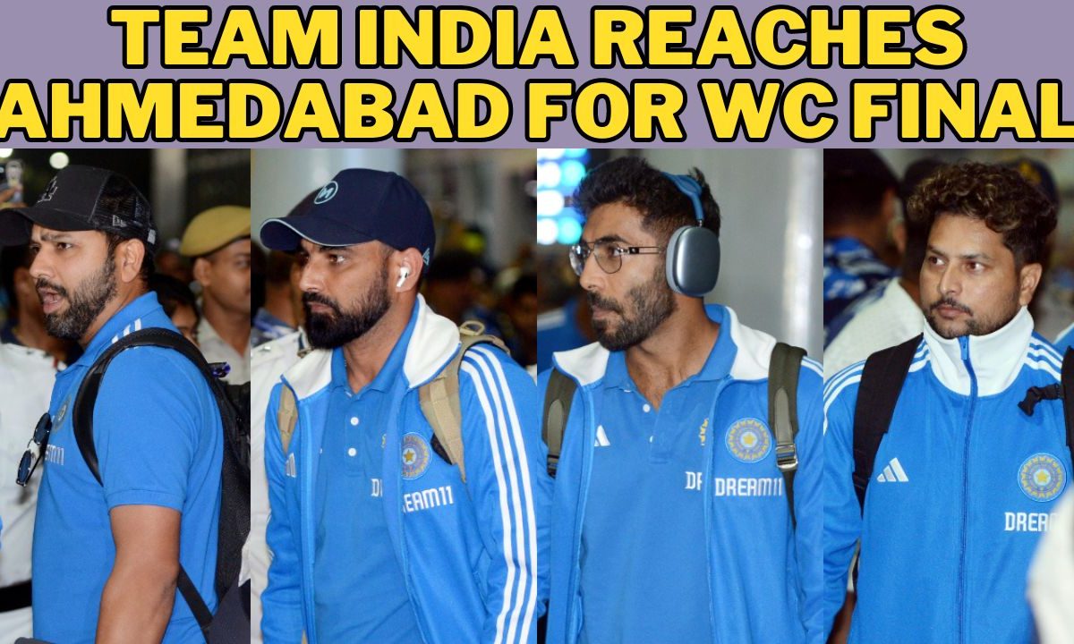 Team India Reaches Ahmedabad for World Cup 2023 Final - News18