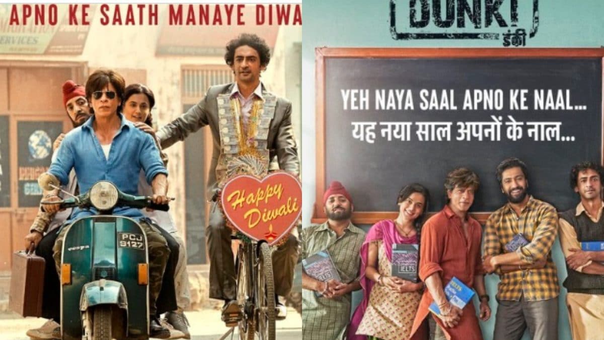 Dunki: Shah Rukh Khan Drops New Posters To Wish Fans On Diwali, Says ...