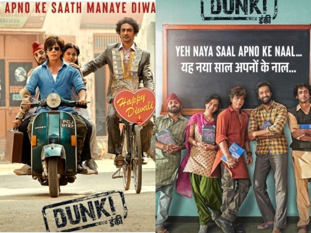 Dunki: Shah Rukh Khan Drops New Posters To Wish Fans On Diwali, Says ...