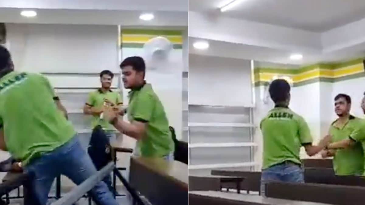 Students Fight, Brutally Thrash Each Other At Coaching Institute Over ...