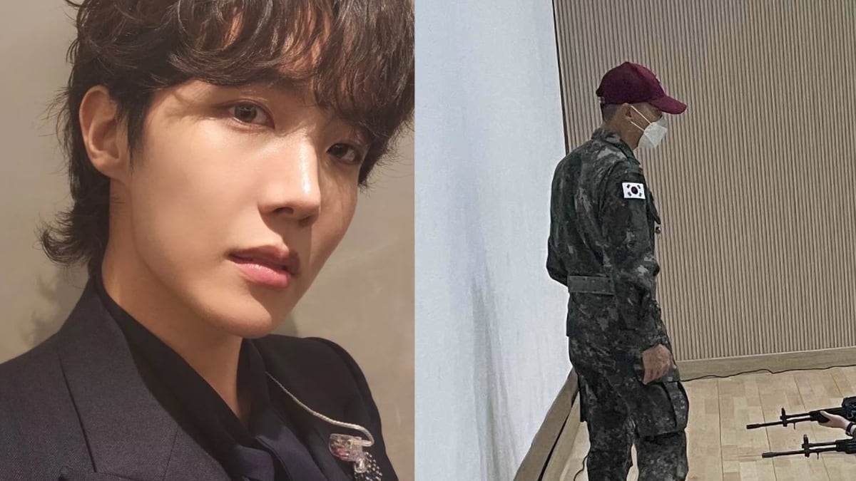 BTS Star J-Hope's New Photos In Military Uniform Leave ARMY Awestruck ...
