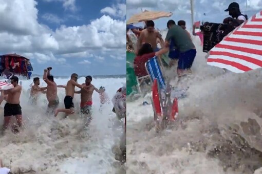 This Video Of Massive Freak Wave Disrupting Beachgoers In Brazil Is ...