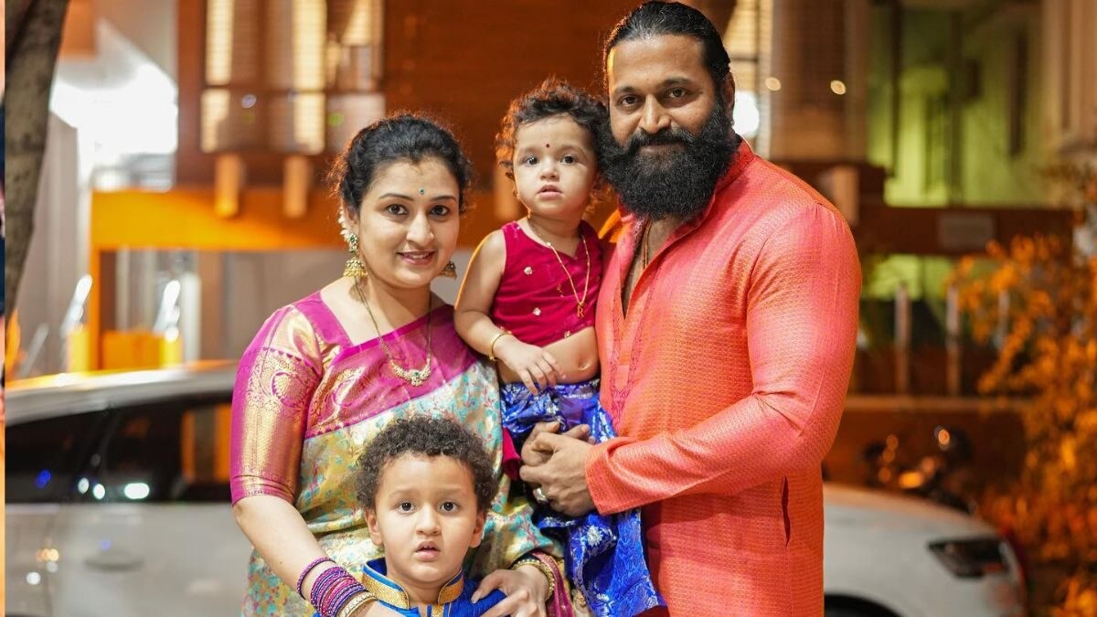 Kantara Actor Rishabh Shetty’s Diwali Celebration With Family Is ...