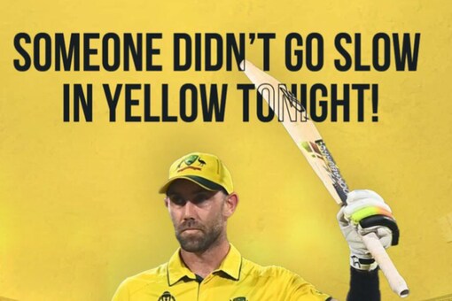 'Someone Didn't Go Slow In Yellow': Mumbai Cops Creatively Use Maxwell ...