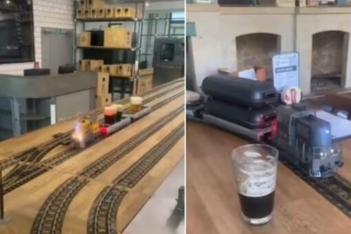 Watch: At This Prague Restaurant, Miniature Trains Serve Food And ...
