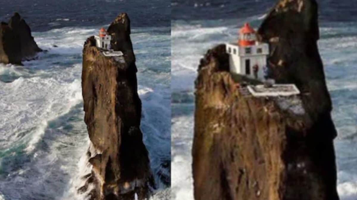 This Lighthouse, Six Miles From Icelandic Coastline, Is One Of The Most ...