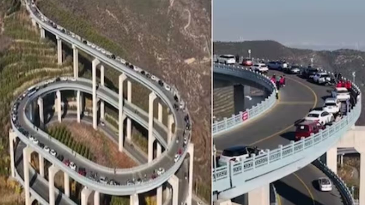 Watch: In China, Three-Storey Bridge Over Tianlong Mountain Has ...