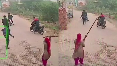 Haryana Woman 'Threatens' Shooters With Broomstick in Viral Video ...