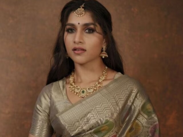 Actress Aradhanaa Ram Channels Her Inner Goddess In An Olive Green ...