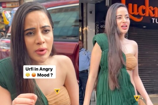 Urfi Javed Gets ANGRY At Paparazzo For 'Pushing' Her, Says 'Tum Sab ...