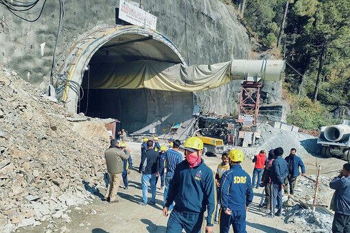 Uttarkashi Tunnel Collapse: Massive Rescue Op On, Communication Established With Trapped Workers ...