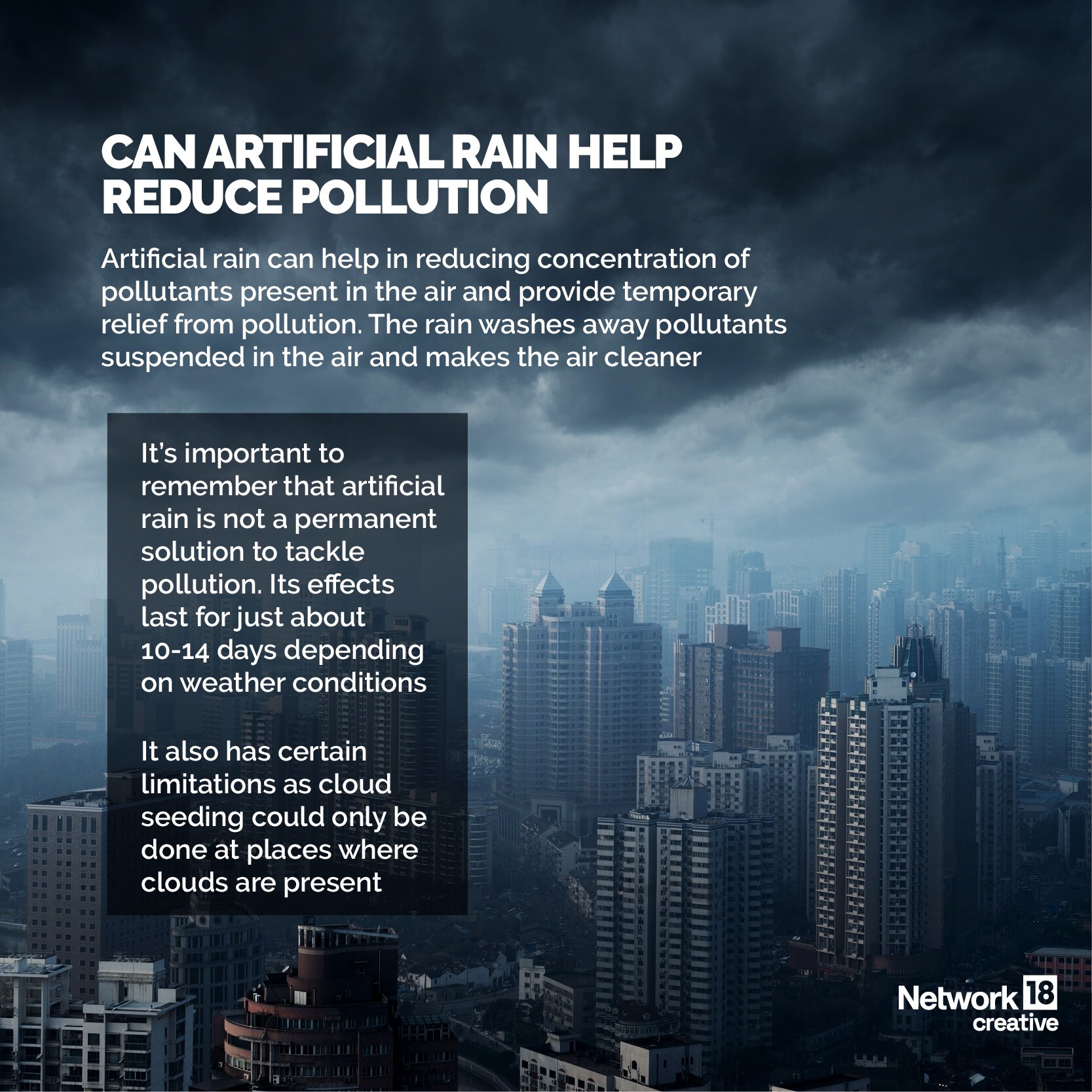 Air Pollution: What is Artifical Rain and How Does It Work? | In GFX