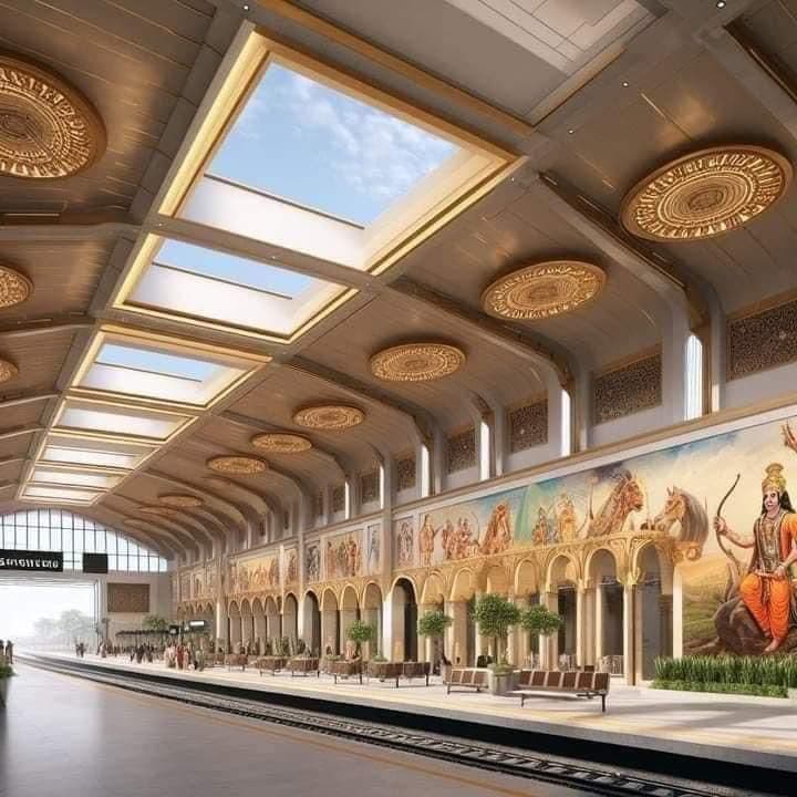 How Will Ram-Temple Themed Ayodhya Railway Junction Look Like? | In Pics