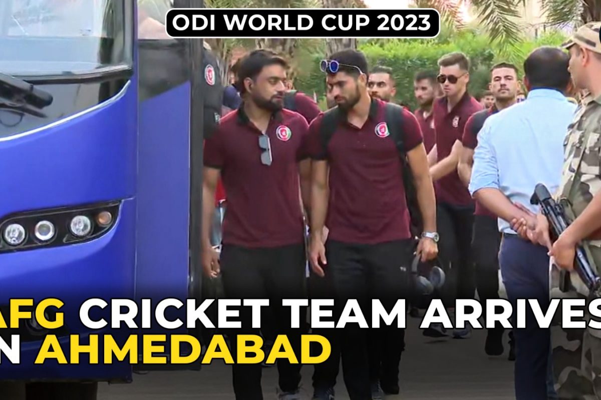 ODI CWC 2023: Afghanistan cricket team arrives in Ahmedabad ahead of ...