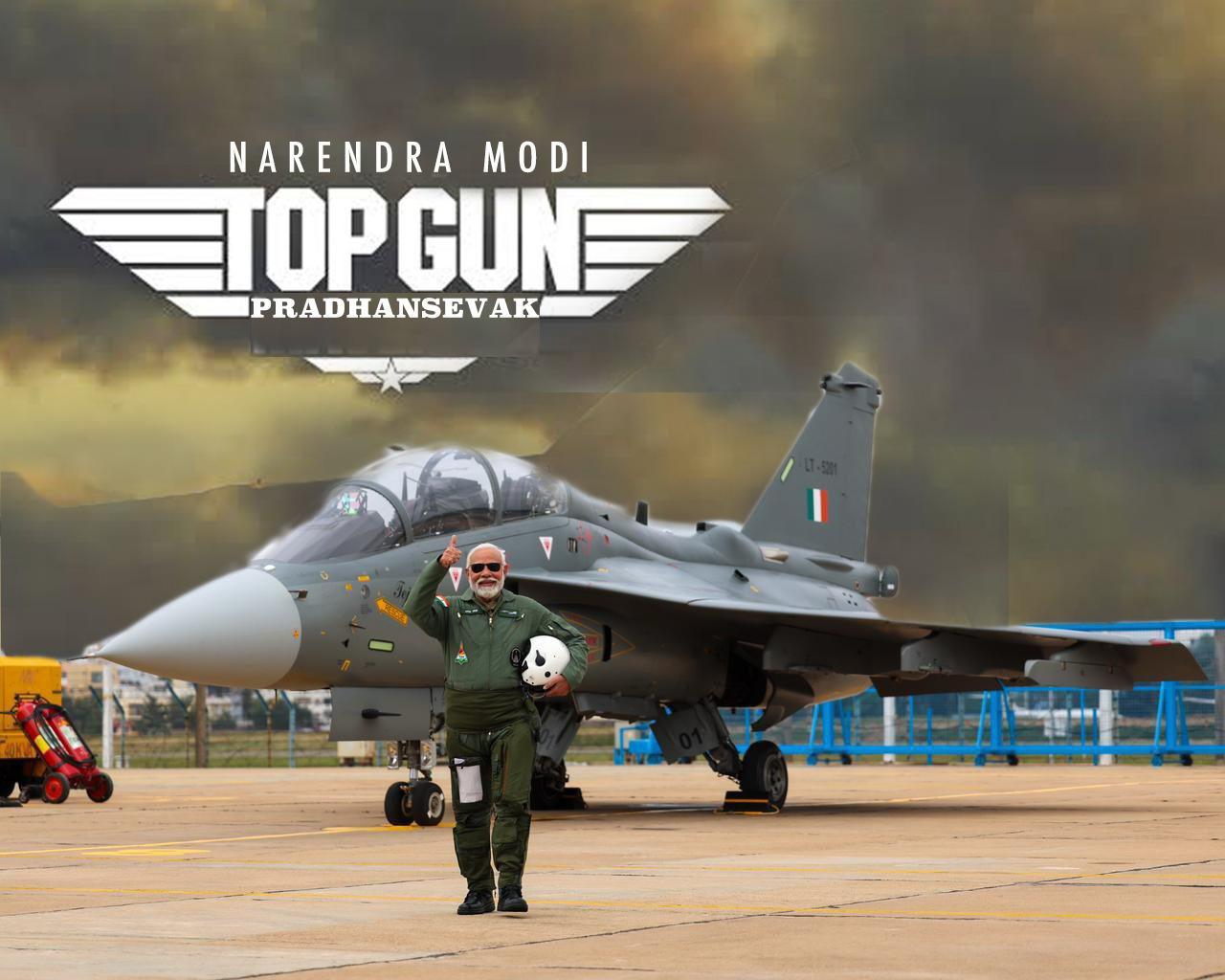 PM Narendra Modi Flies Sortie in Tejas Fighter Jet in Bengaluru | In ...