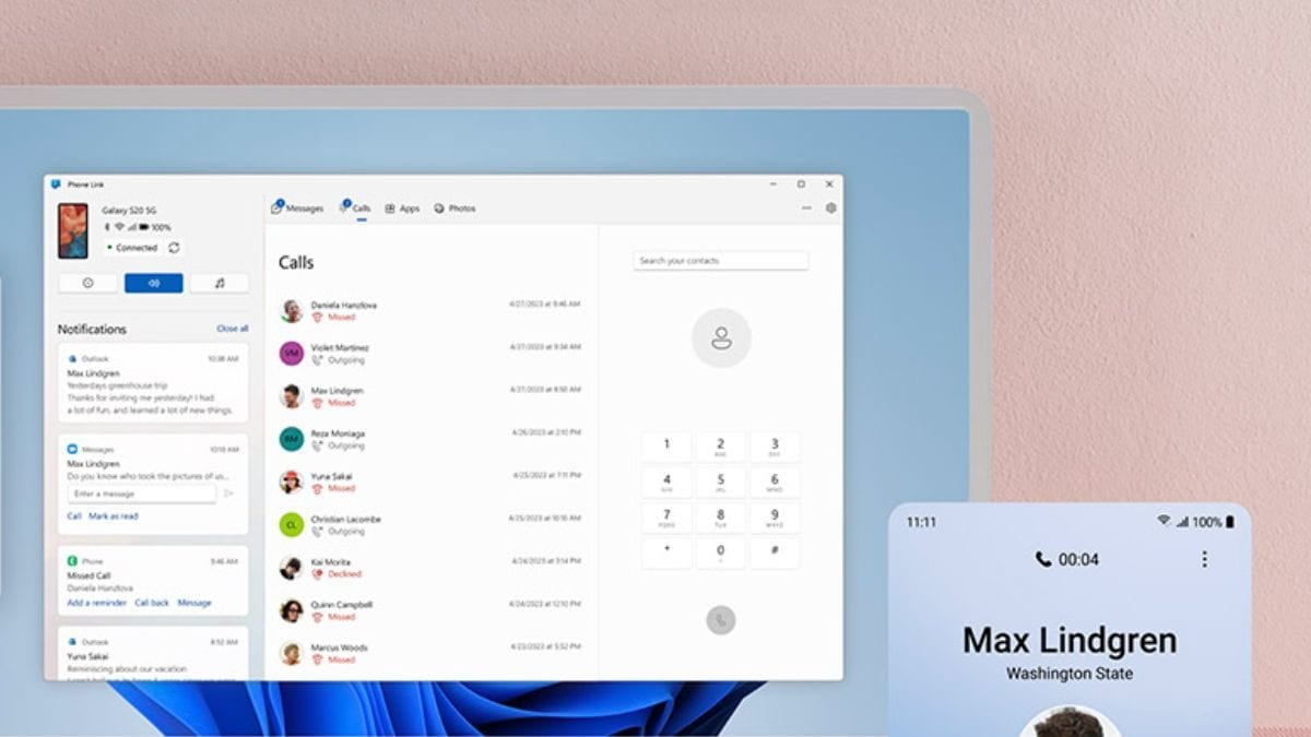 Want To Link Your Phone With PC? Microsoft's Phone Link Will Let You ...