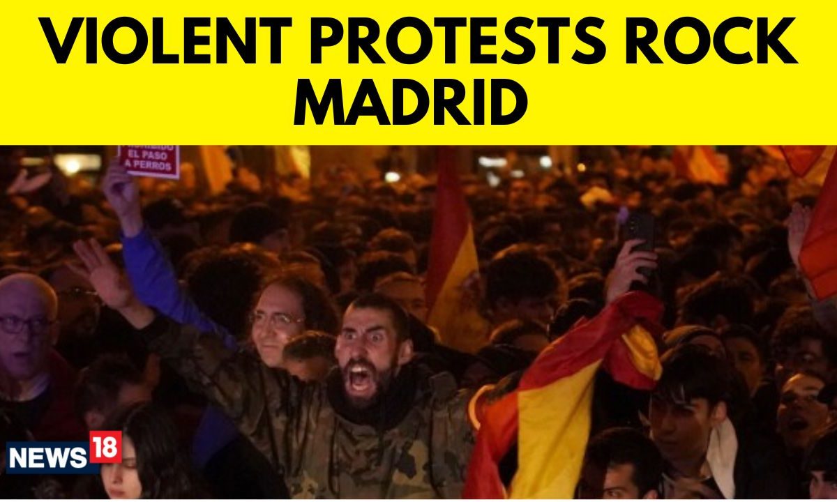 Violent protests rock Madrid over Amnesty plan - News18