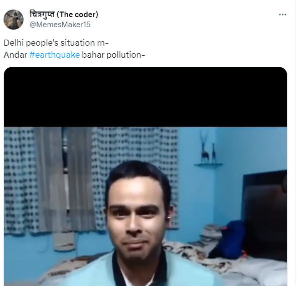 Delhi Earthquake, Pollution 'Shake' Internet With Memes As Residents Juggle Nature's Double ...