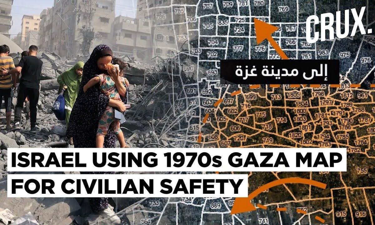 Israel’s Evacuation Map Drawn Up In 1970s | How IDF Monitors ...
