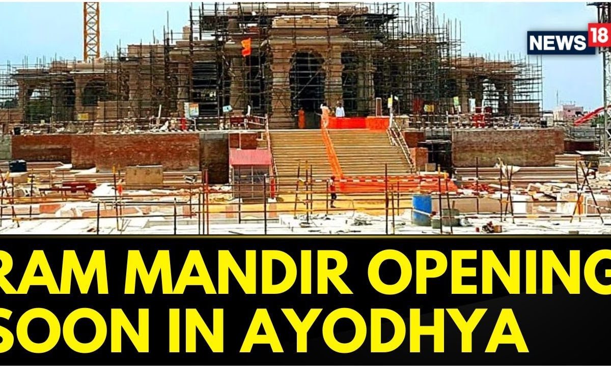 Ayodhya Ram Mandir News | Preparations Underway In Ayodhya For The Grand Opening of Ram Mandir ...